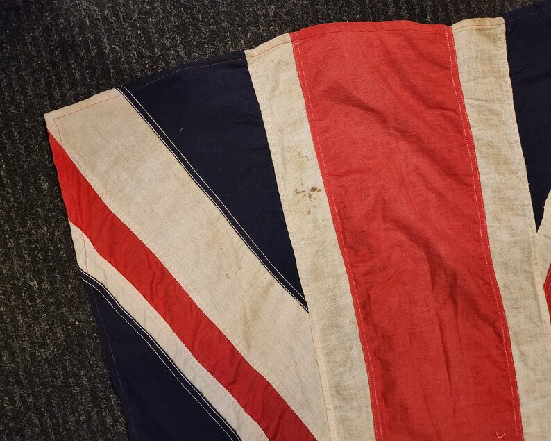 Antique Union Jack Flag Almost 3' X 6' - Etsy