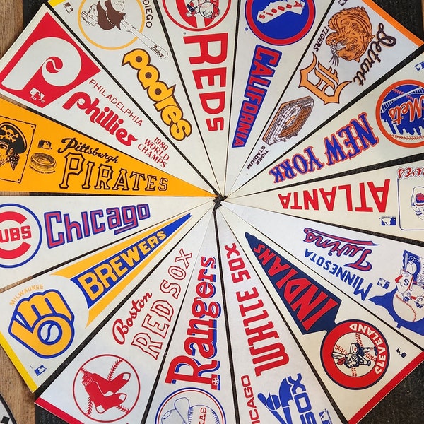 Baseball Pennants - Etsy