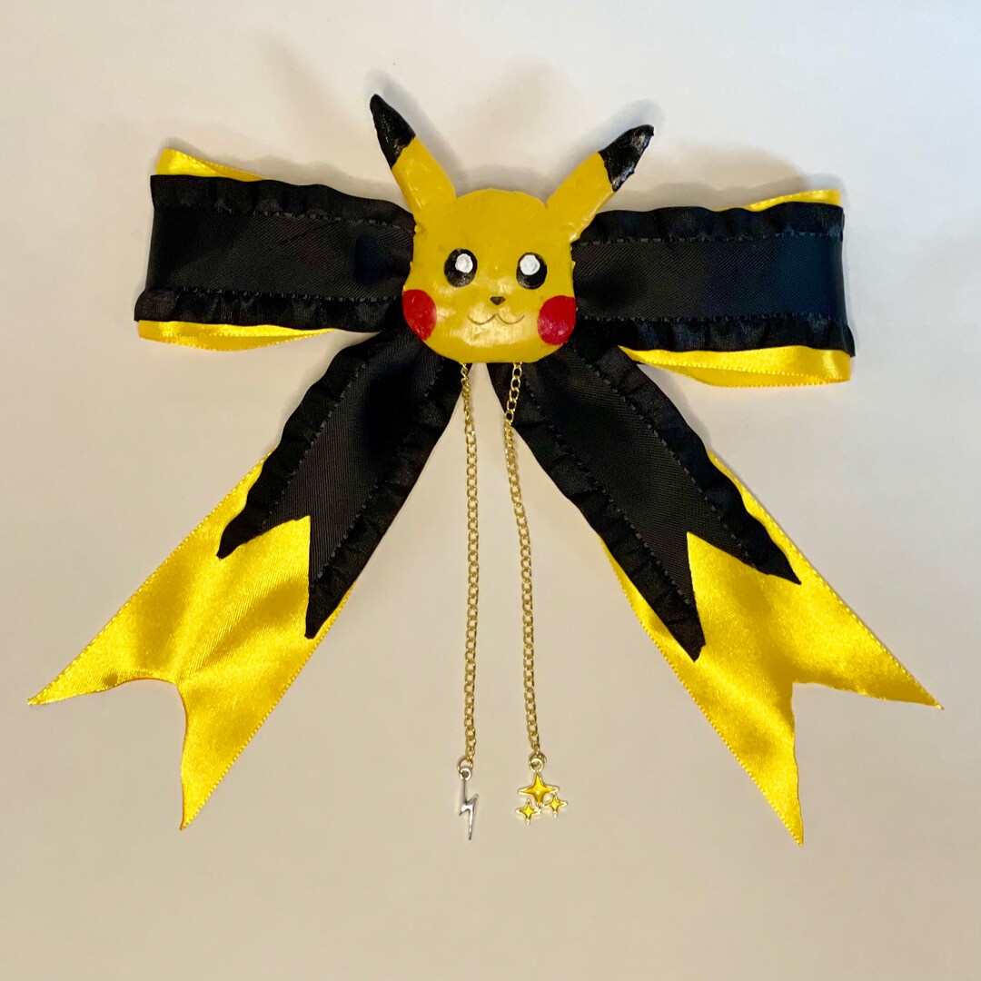 Pokémon Pikachu Hair Bow - Etsy
