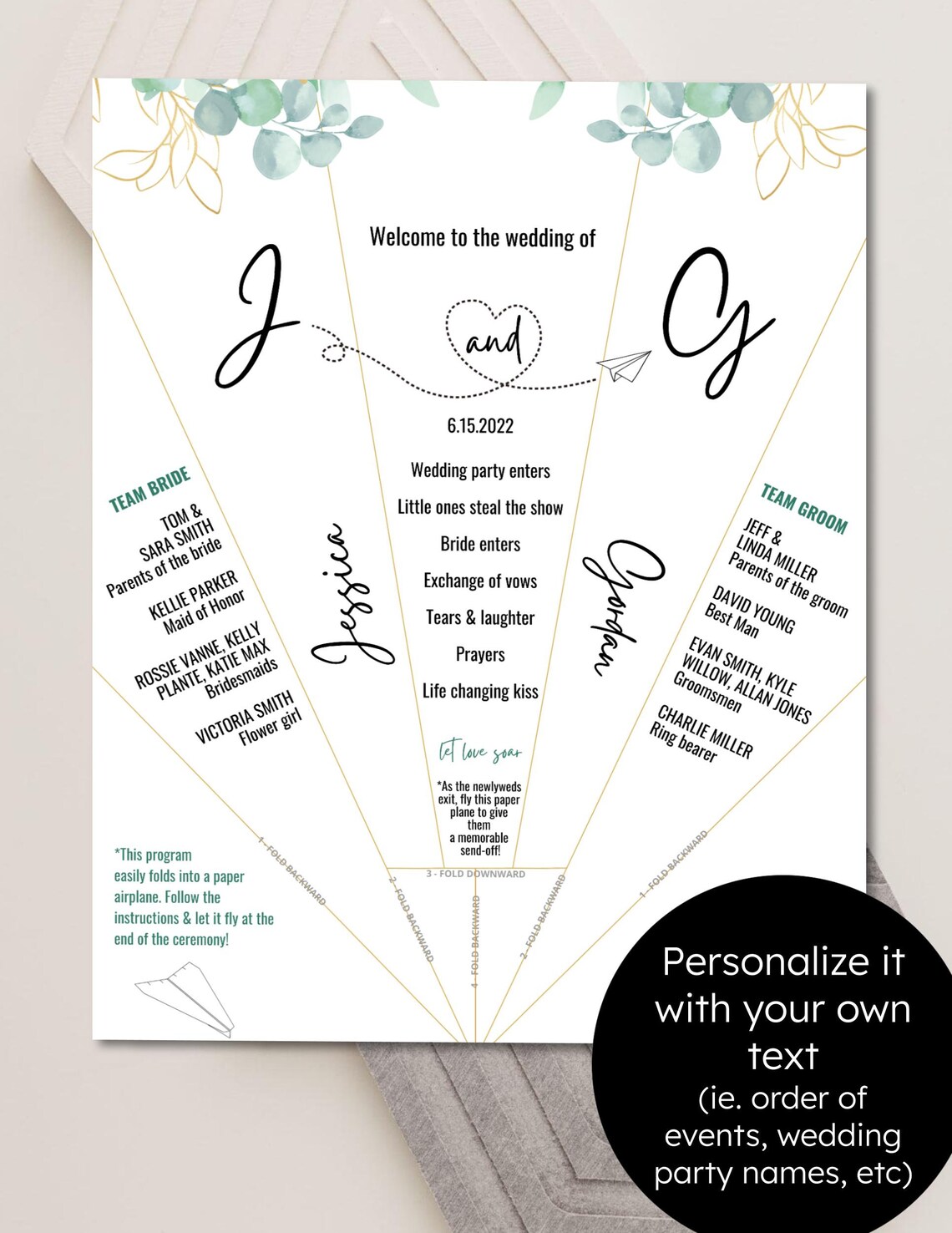 PAPER AIRPLANE Wedding Sendoff Idea Unique Wedding Exit - Etsy