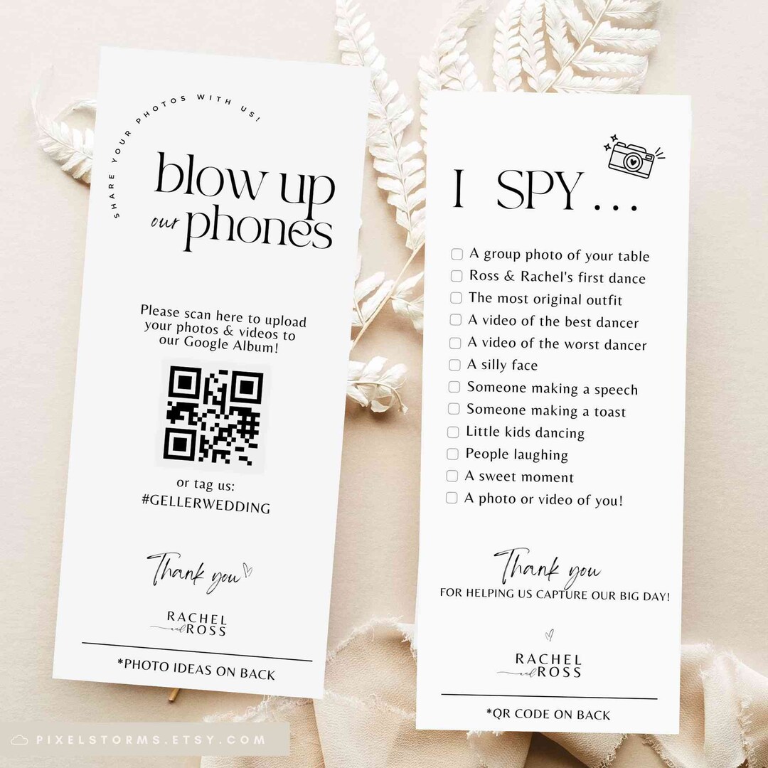 Photo Hunt Card Scavenger Hunt Wedding Photo Game I Spy Wedding Game ...