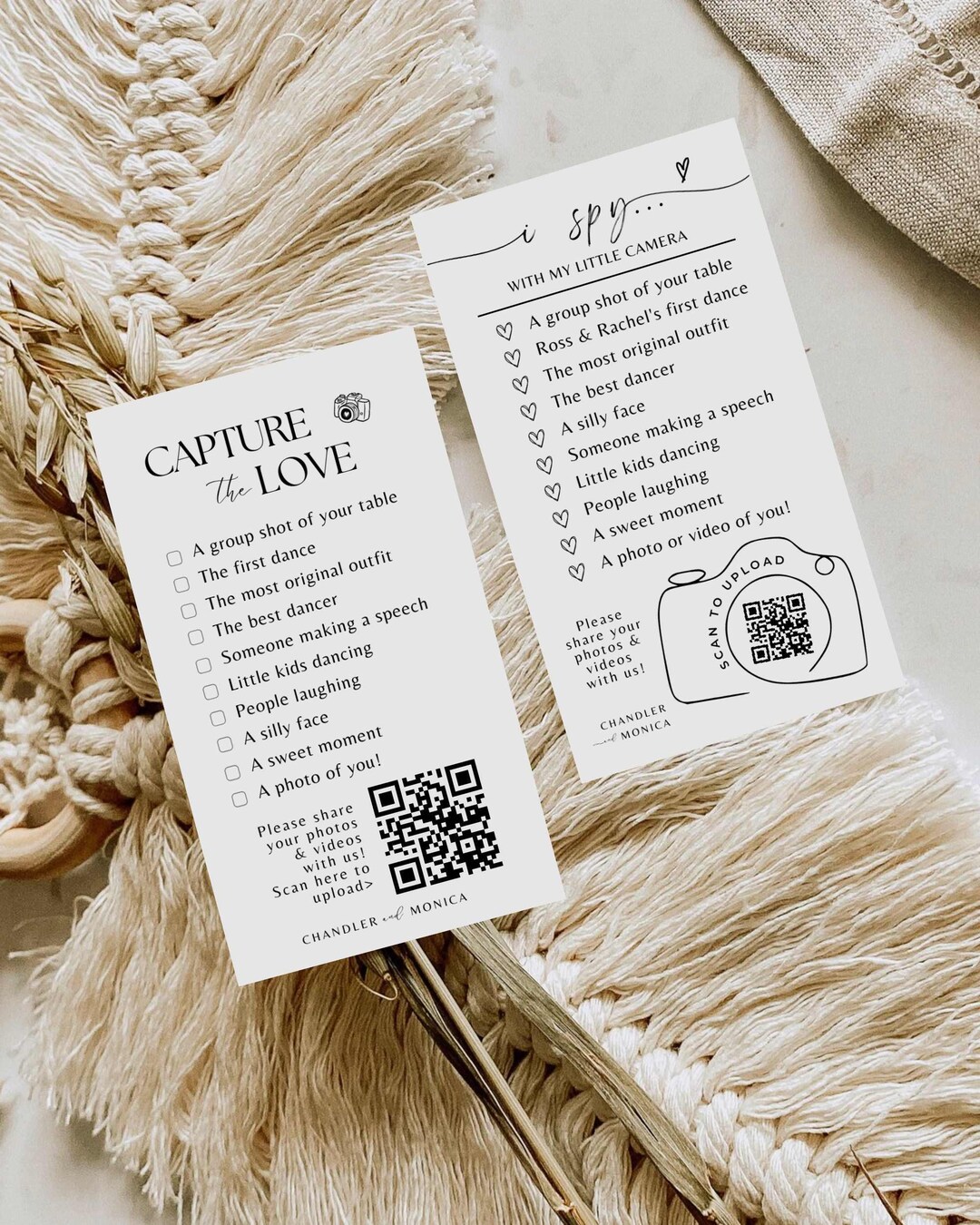 I Spy Wedding Games Reception Capture the Love Wedding Scavenger Hunt ...