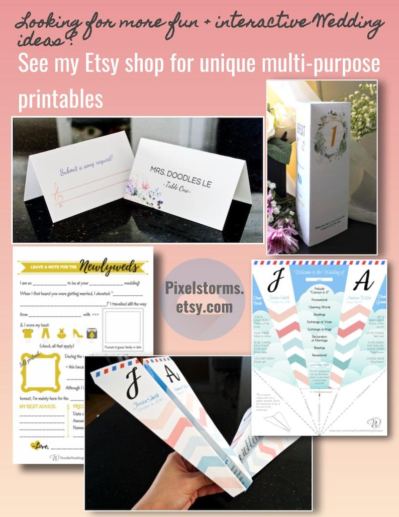 Fill in the Blank Advice Cards Wedding Fill in Cards Mad Libs | Etsy