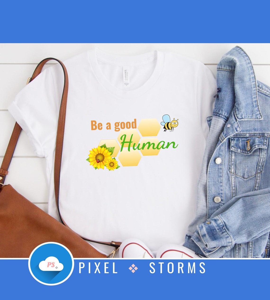 Be A Good Human Shirt Inspirational Cute Tee Feminist Equal - Etsy