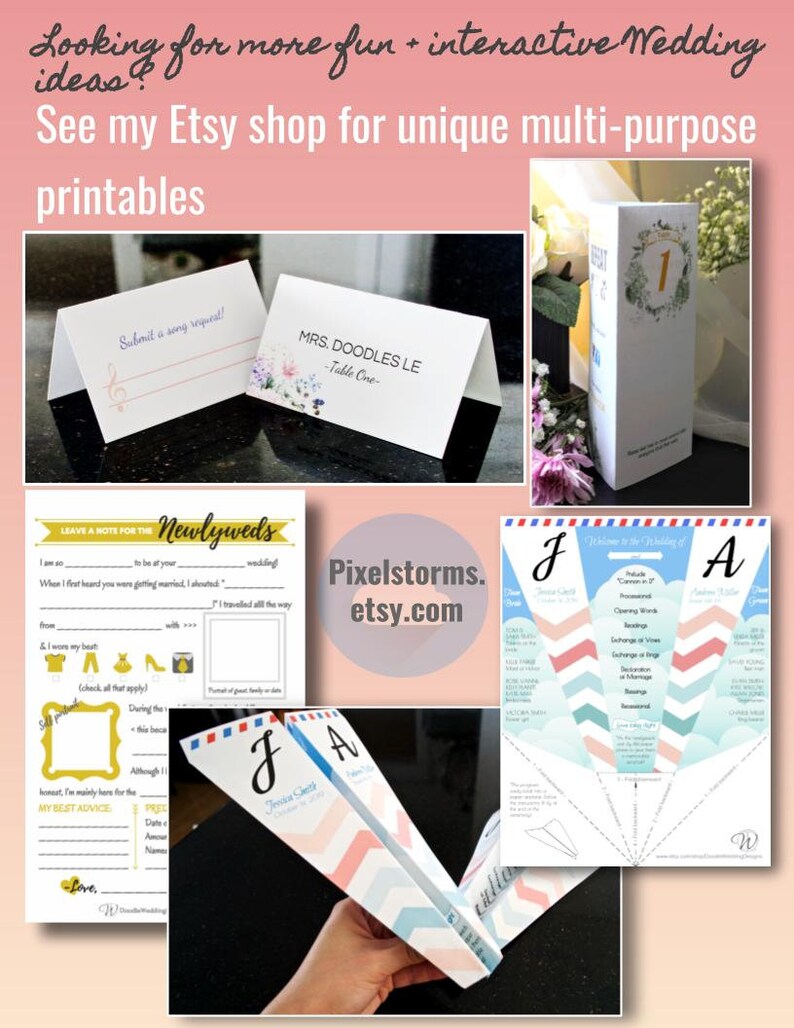 TABLE NUMBERS MENU Printable Trifold Activities List Advice - Etsy