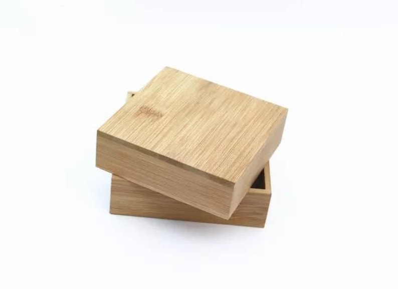 Solid Bamboo Box - Etsy