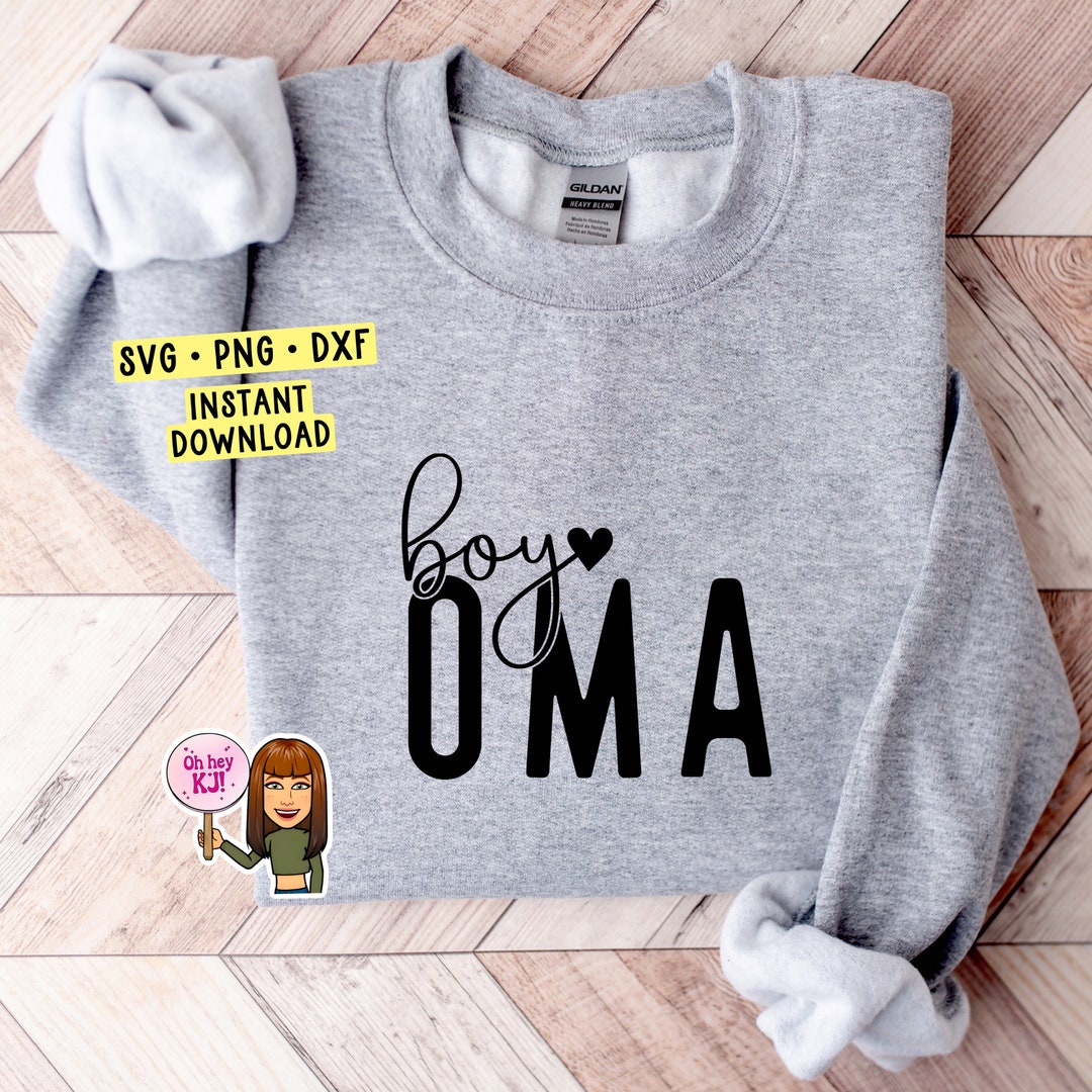 Boy Oma Svg Png Dxf Oma Grandma Download Svg Dxf Png Oma Mothers Day ...