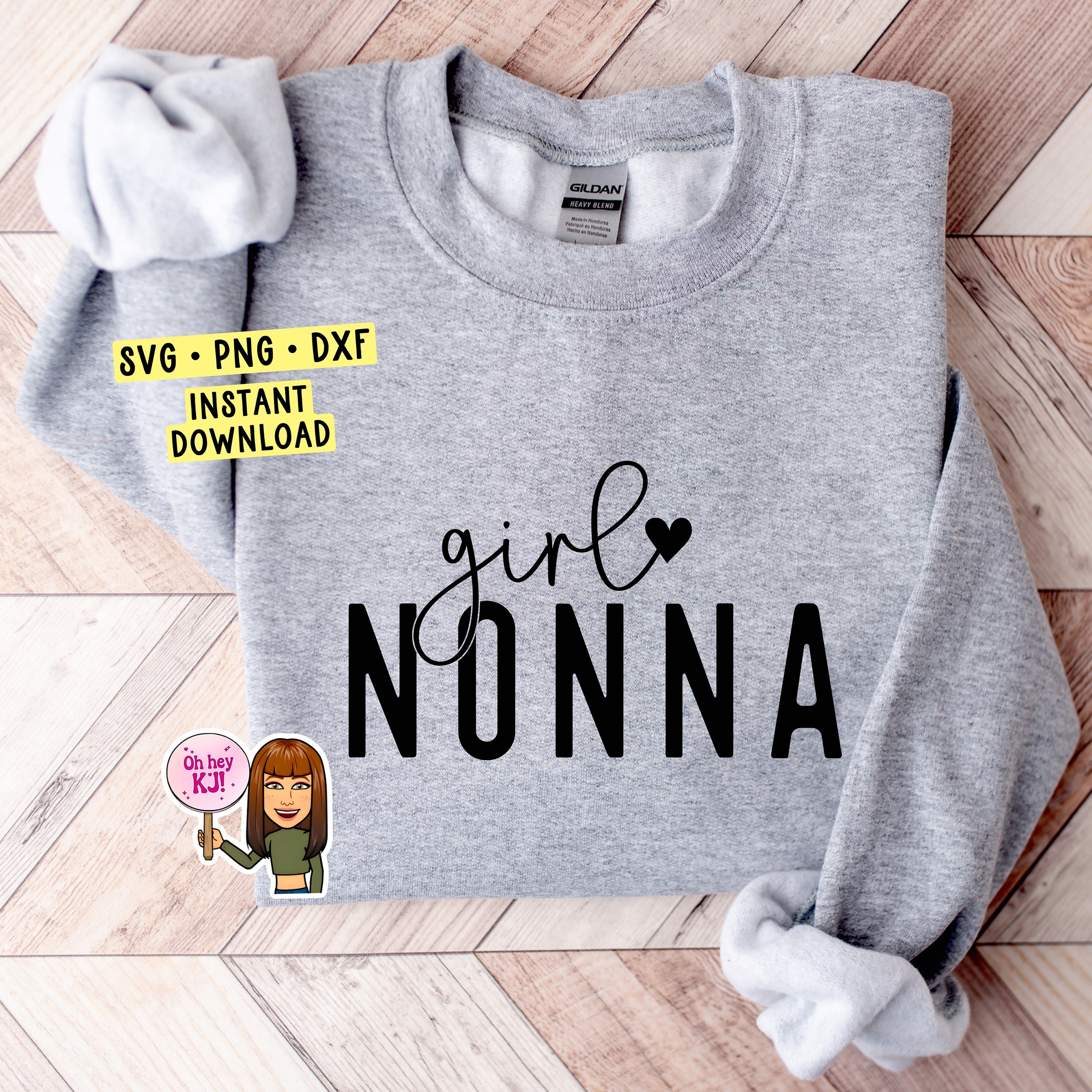 Girl Nonna Svg Png Dxf Nonna Grandma Download Svg Dxf Png Nonna Mothers ...