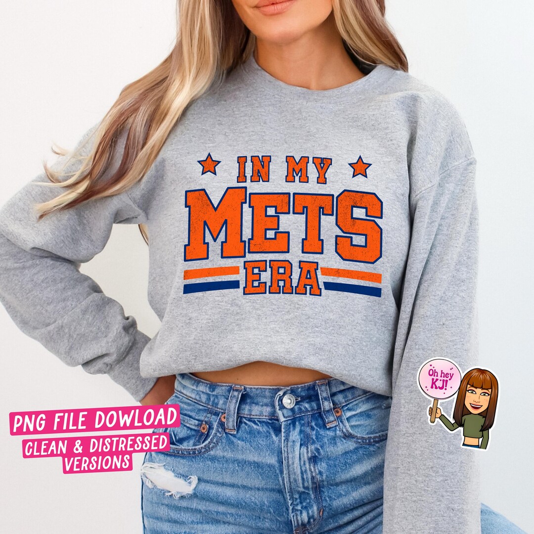 In My Mets Era PNG Download Vintage Mets PNG Design Distressed Mets Fan ...
