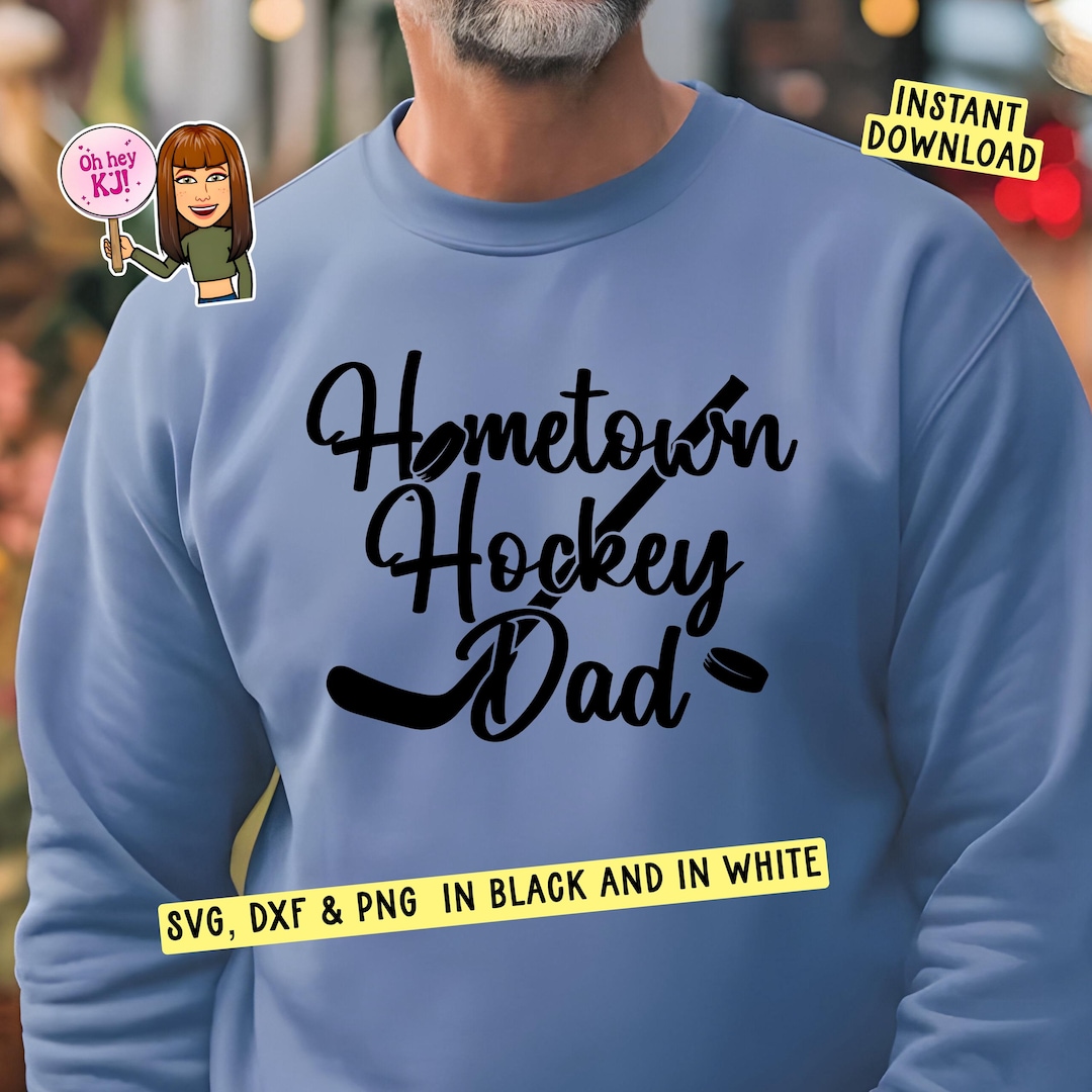 Hockey Dad SVG PNG DXF Hometown Hockey Dad Svg Png Dxf Hockey Dad Cut ...