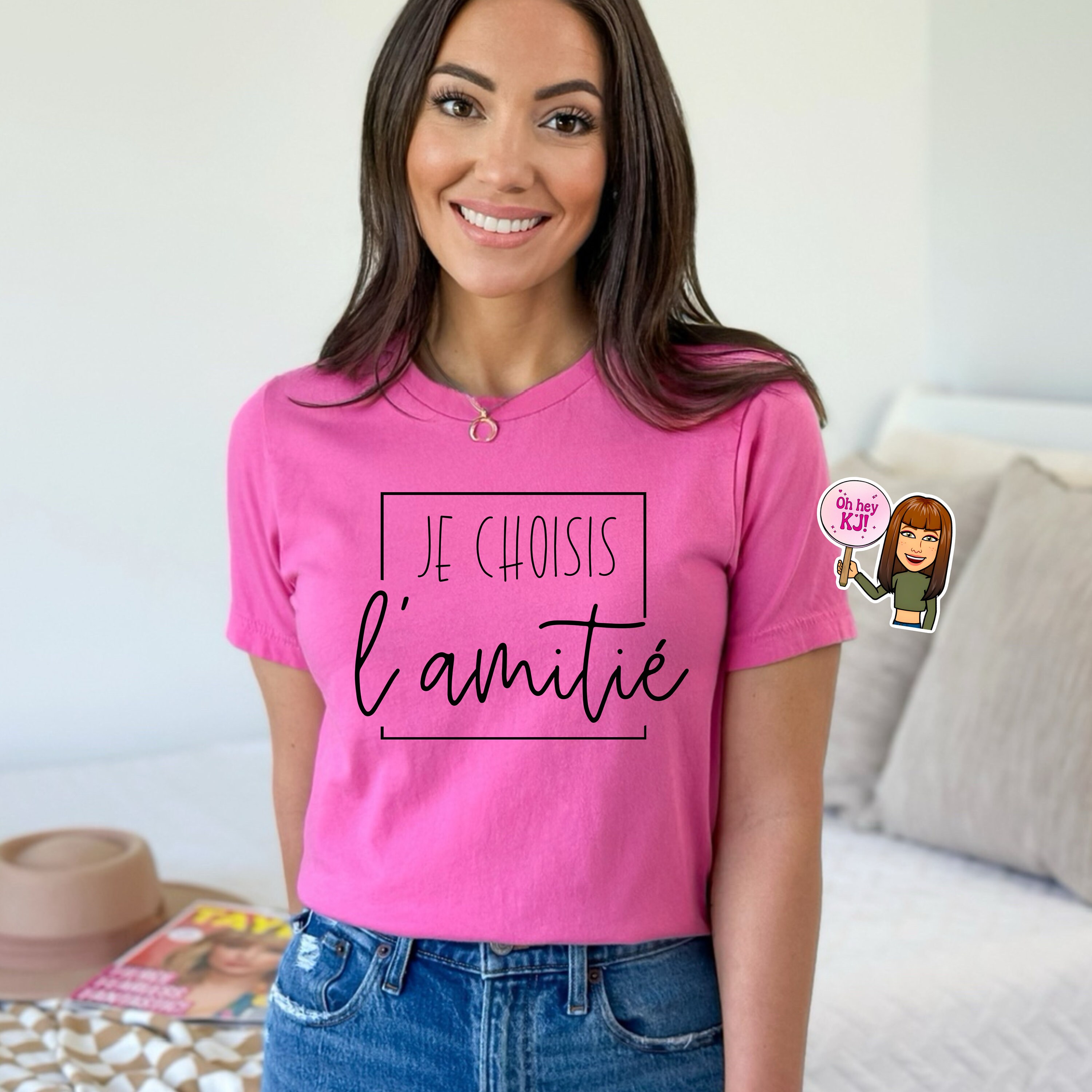 Journée Du Chandail Rose SVG PNG Je Chosis Lamitiè French Pink Shirt ...