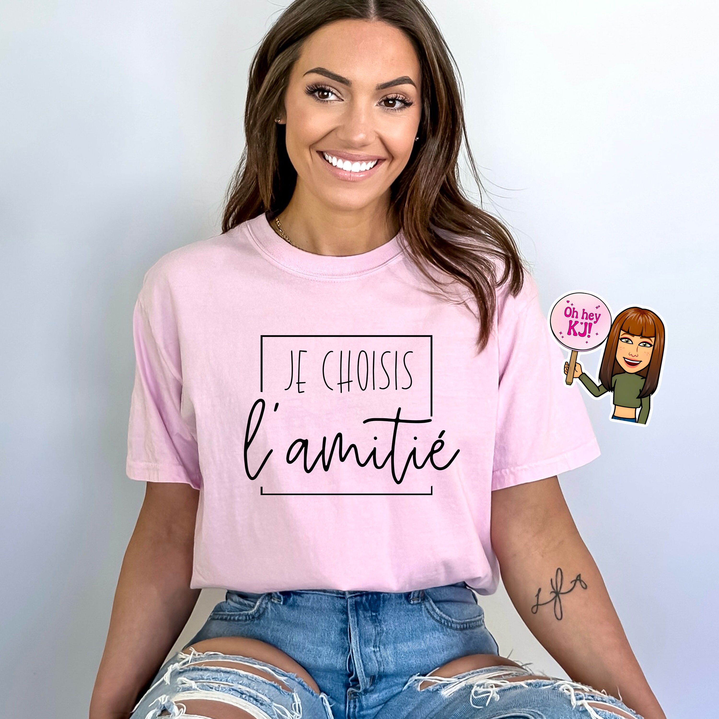 Journée Du Chandail Rose SVG PNG Je Chosis Lamitiè French Pink Shirt ...