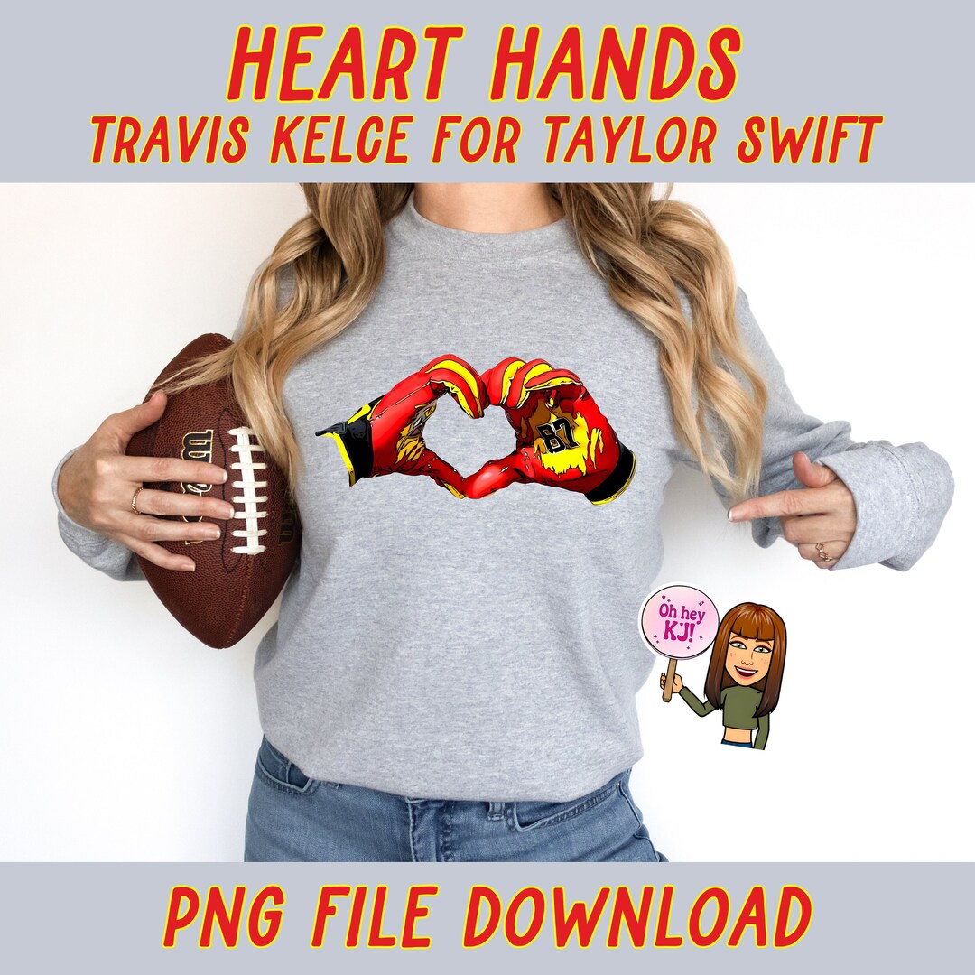Heart Hands PNG Files, Taylor Swift Travis Kelce, Kansas City Chiefs ...