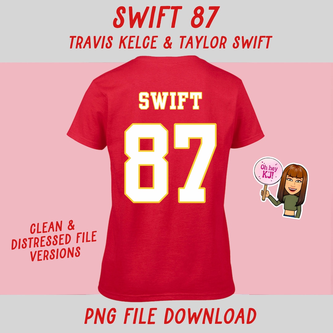 Swift 87 PNG Download in My Chiefs Era Superbowl Travis Kelce Taylor ...