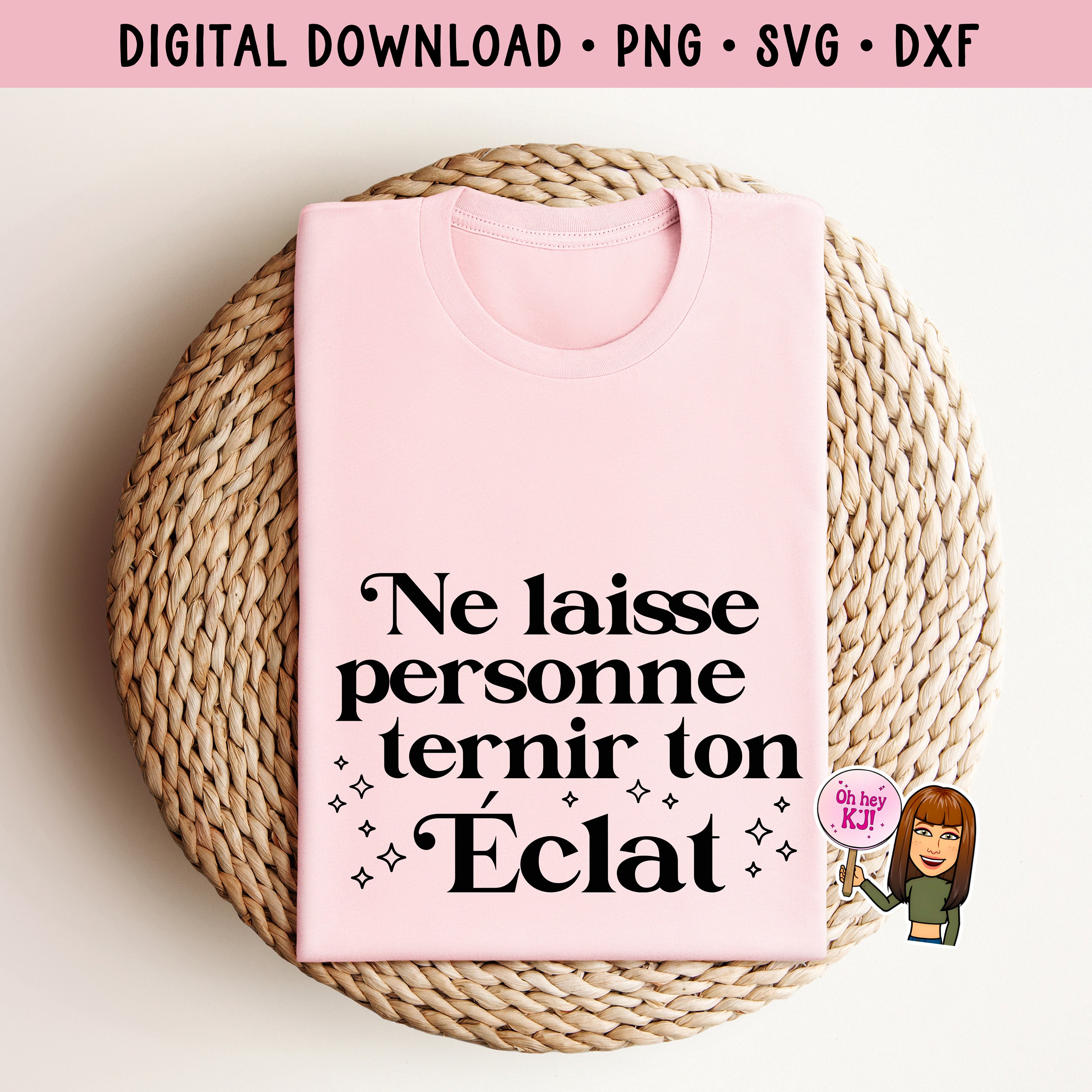 French Teacher SVG PNG Journée Du Chandail Rose Svg Png Ne Laisse ...