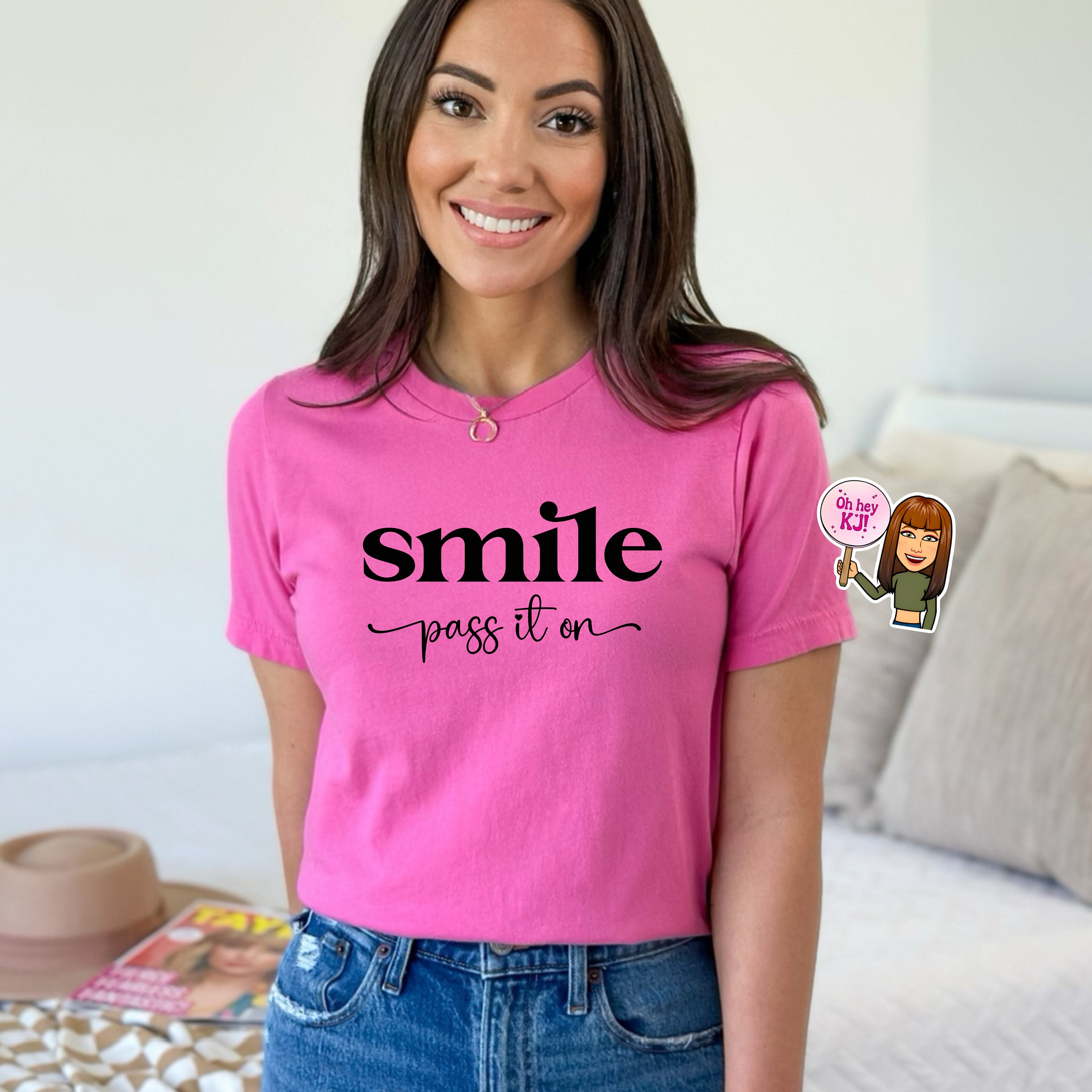 Smile Pass It on Kindness Svg, Be Kind Png Svg, Pink Shirt Day SVG PNG ...