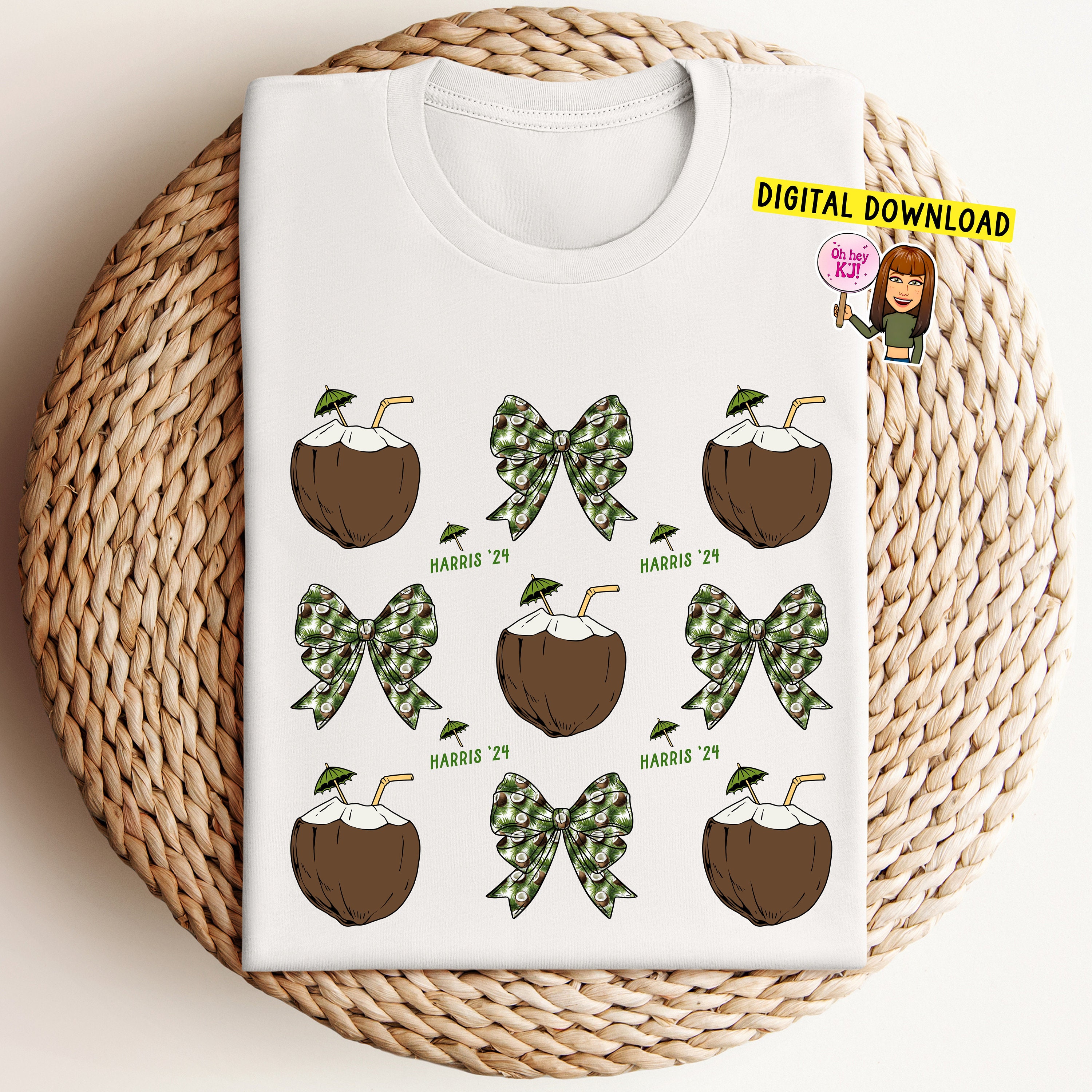 Kamala Coconut Png Harris 2024 Coconut Coquette Election Png Kamala ...