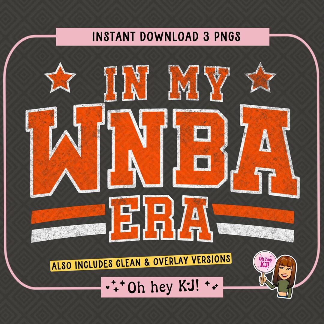 WNBA Png in My WNBA Era Png Swift Eras Parody Womens Basketball Png ...