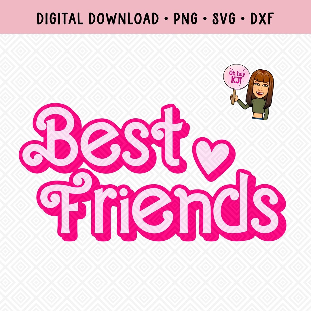 Best Friends Png Download, Best Friends SVG BFF Svg Besties PNG Best ...