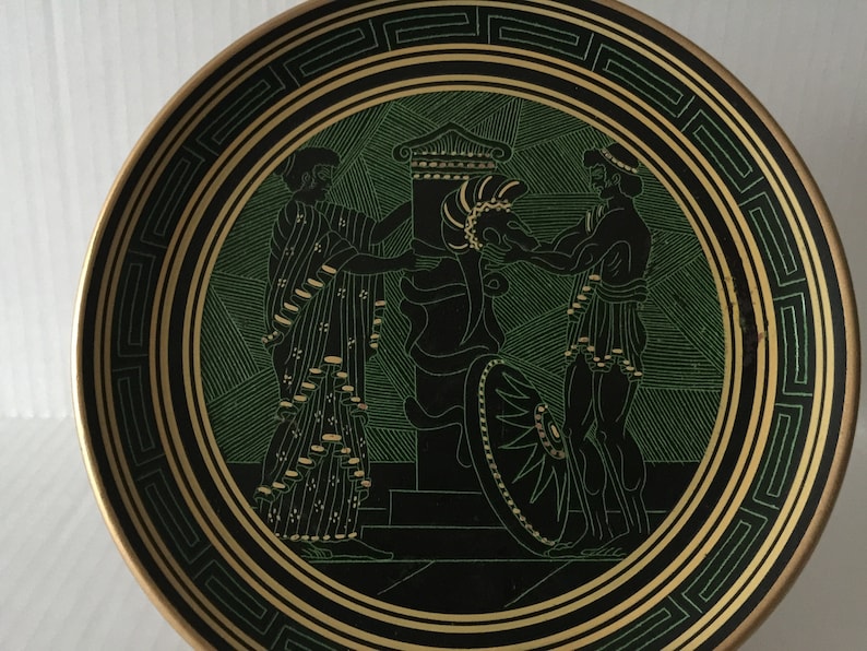 Greek Mythology Pottery Plate, Made in Greece - Etsy