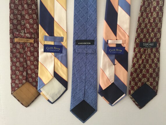 Five Vintage Neckties - Gem