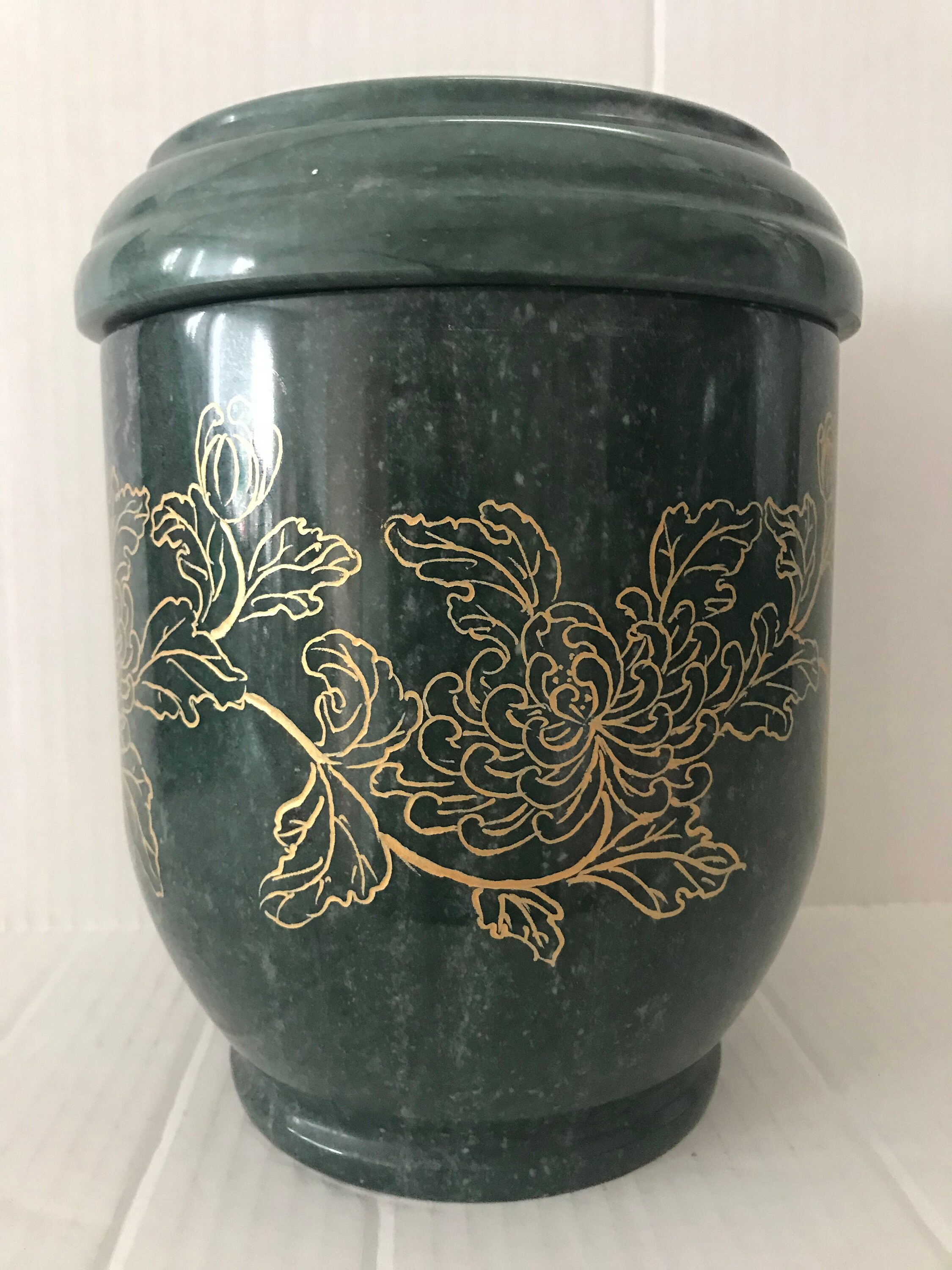 Natural Green Jade Cremation Urn - Etsy Ireland