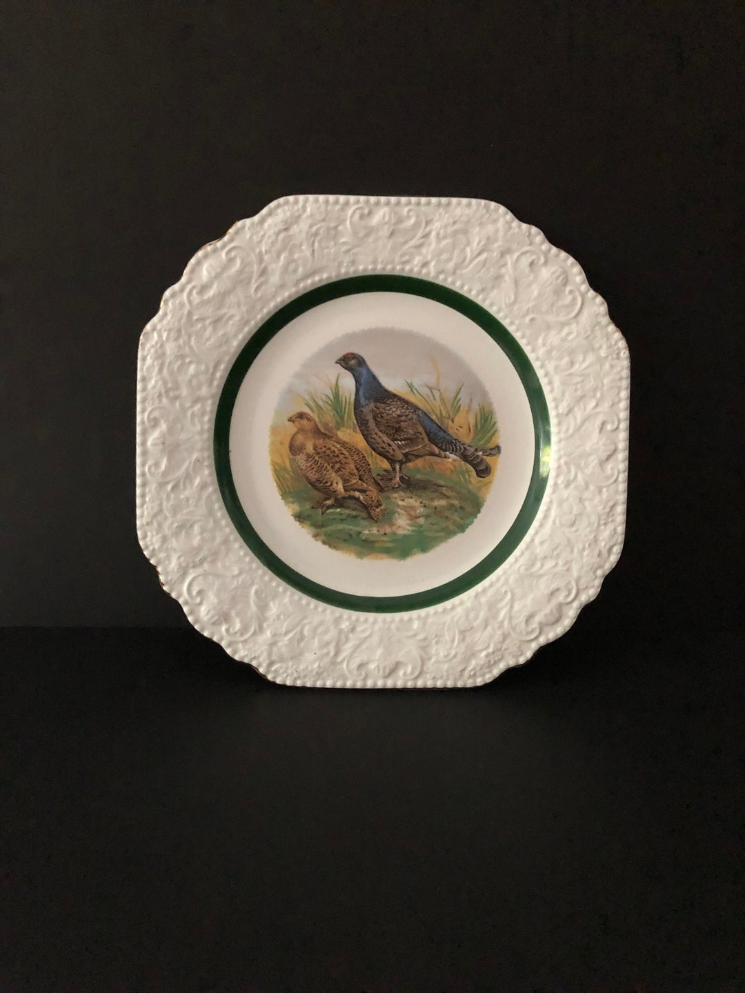 Vintage Ceramic Square Plate - Etsy