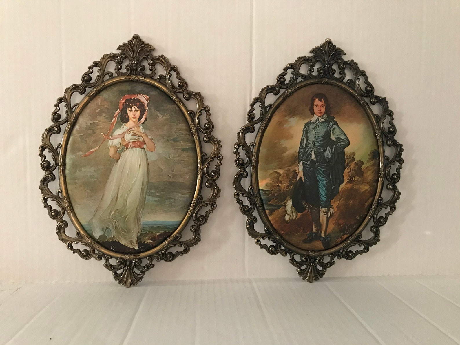 Buy A Pair of Victorian Style Lithograph Prints Online in India - Etsy