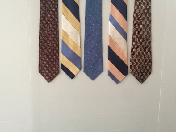 Five Vintage Neckties - Gem