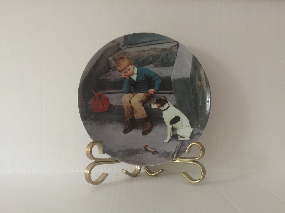 Hjemme Er Bedst by Kurt Ard Collector Plate, 1984 - Etsy