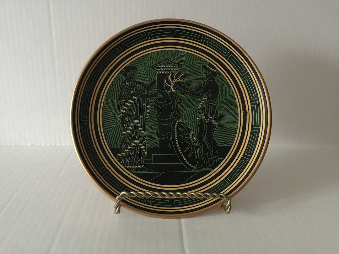 Greek Mythology Pottery Plate, Made in Greece - Etsy