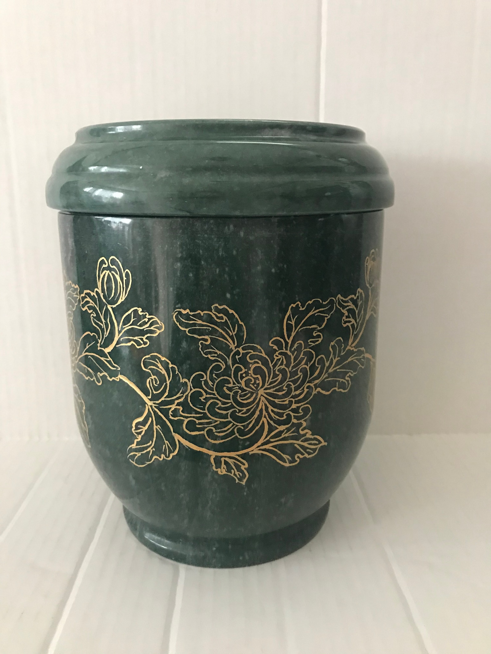 Natural Green Jade Cremation Urn - Etsy Ireland