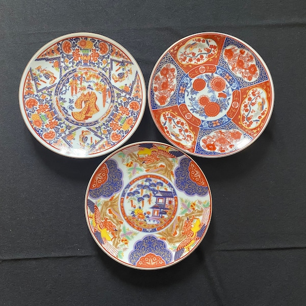 Japanese Imari Porcelain Plate - Etsy Japanese Imari Porcelain Plate - Etsy