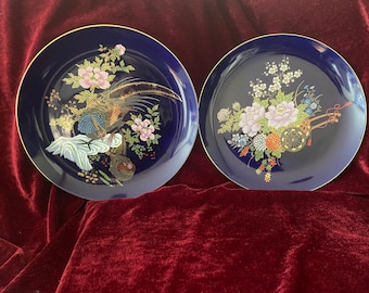 Cobalt Plates - Etsy