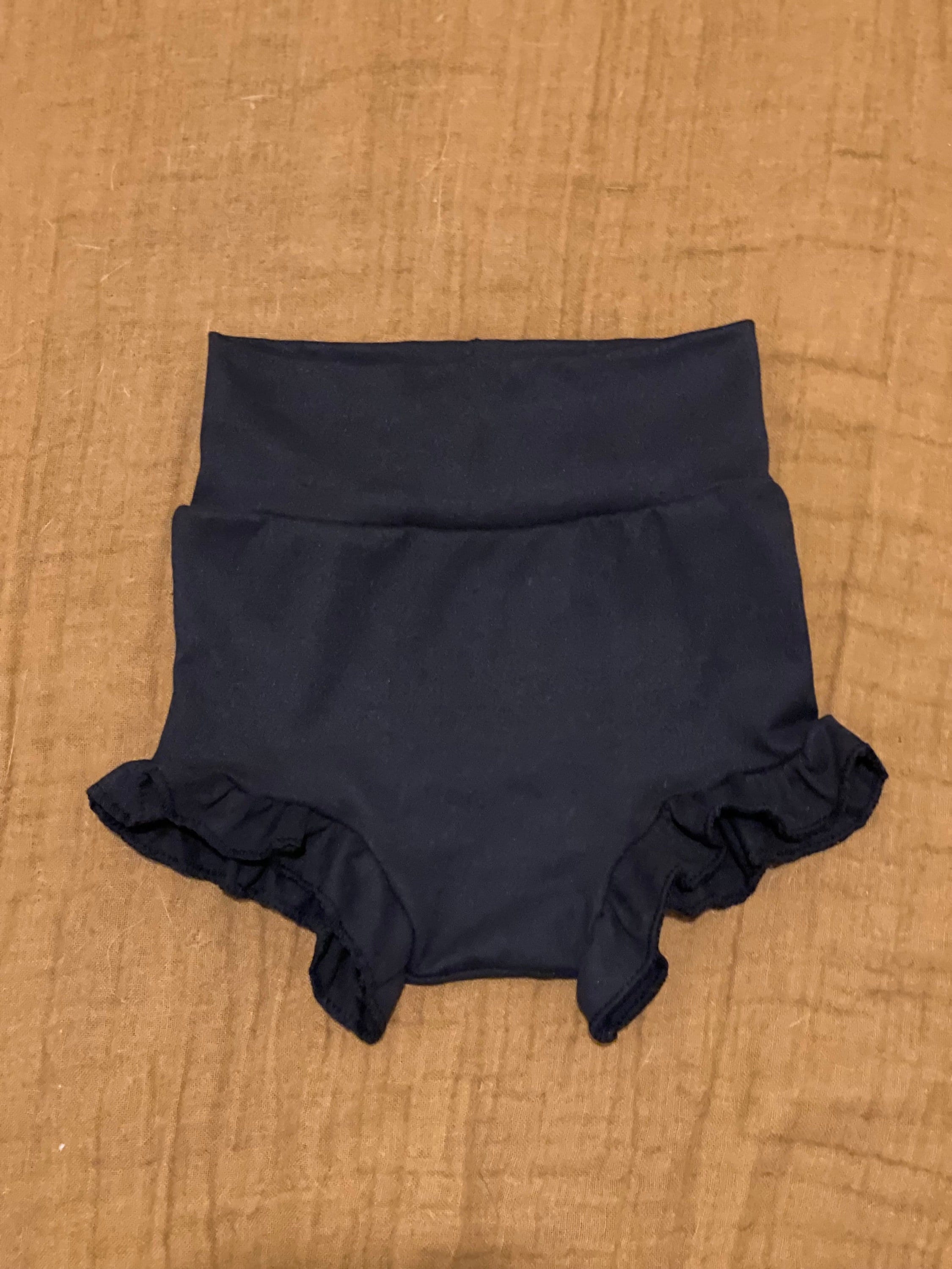 Black Ruffle Bloomer High Waisted Ruffle Bloomer High - Etsy