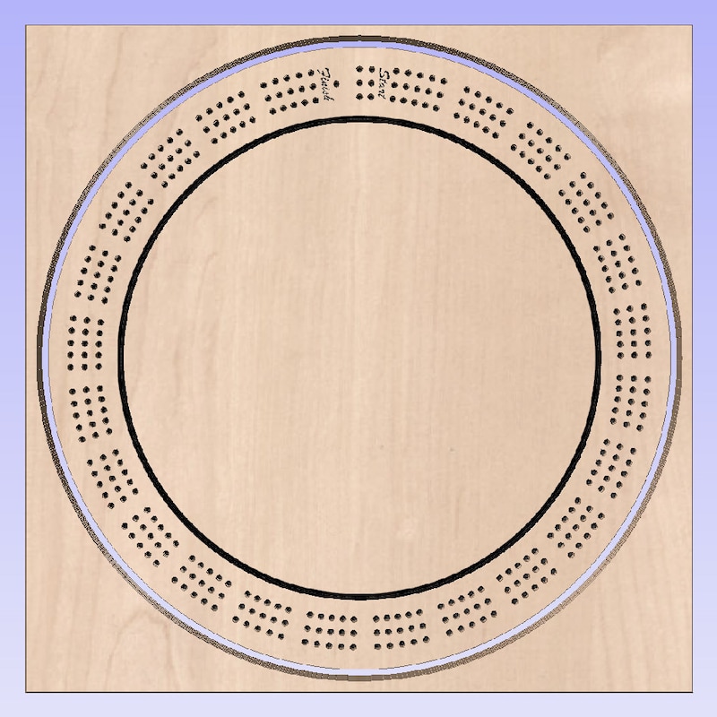 Cribbage Board Svg - Etsy