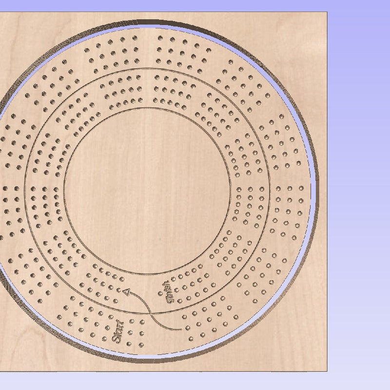 Cribbage Board Pattern - Etsy