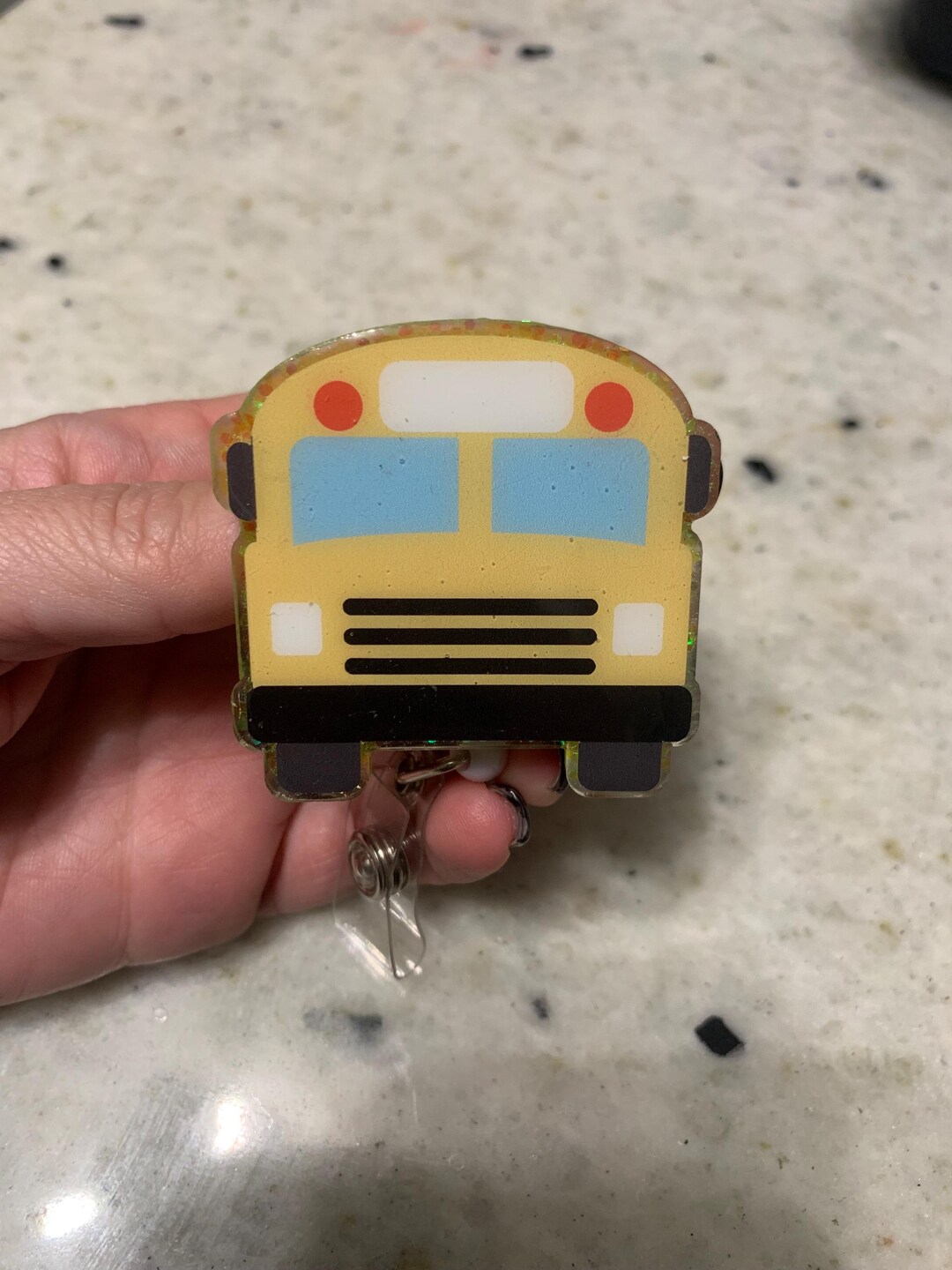 Bus Driver Badge Reel | School Bus Badge Reel | Teacher Badge Reel | ID ...