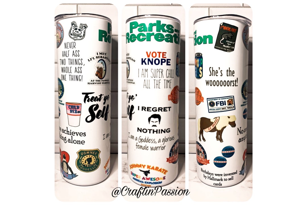 Parks and Recreation/ Parks and Recreation Tumbler / Parks and Rec Tv ...