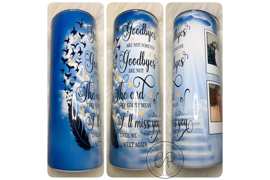 Memorial Tumbler, Personalized With Pictures, in Memory of Tumbler ...