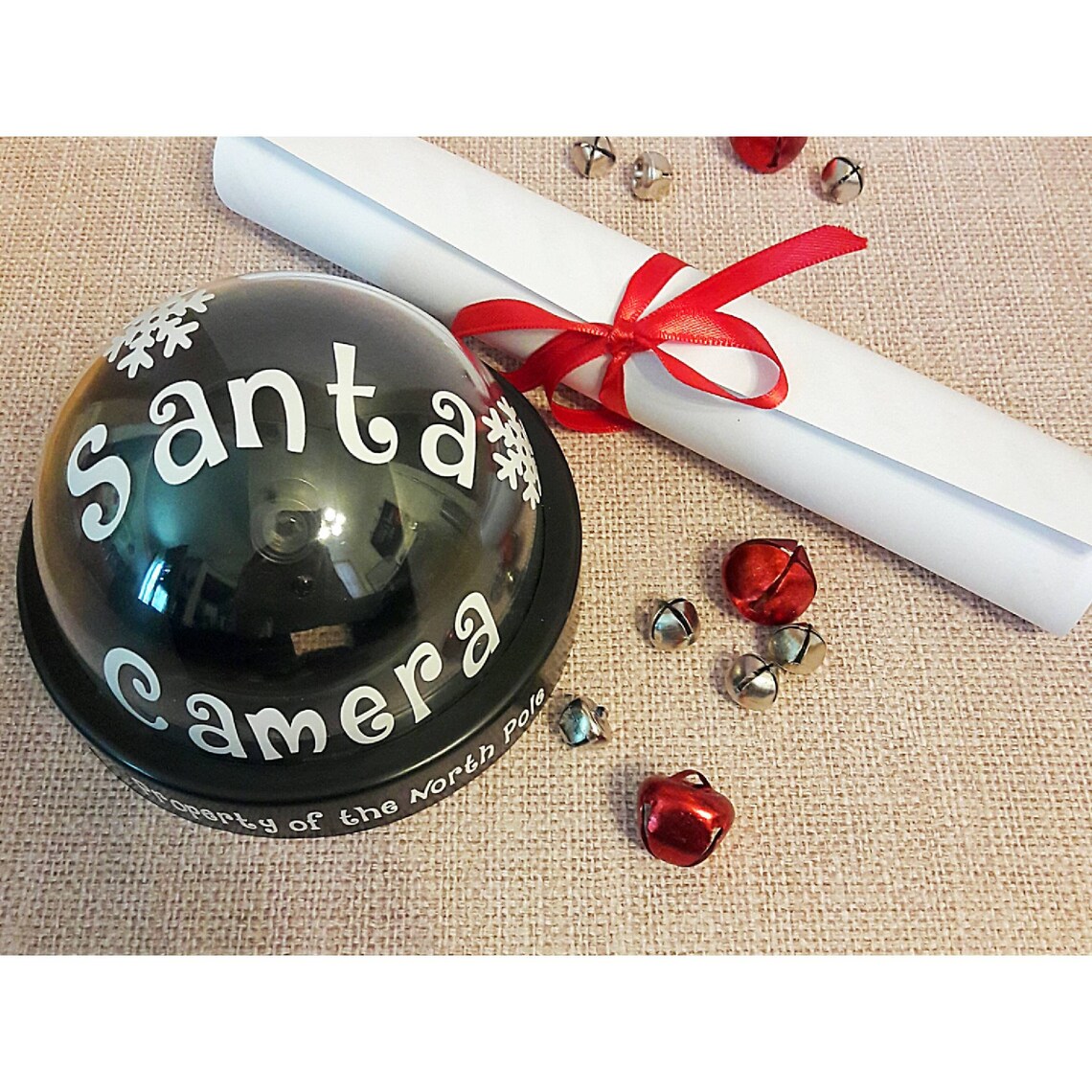 Santa Cam, Fake Surveillance Camera, Santa is Watching, Christmas Decor ...