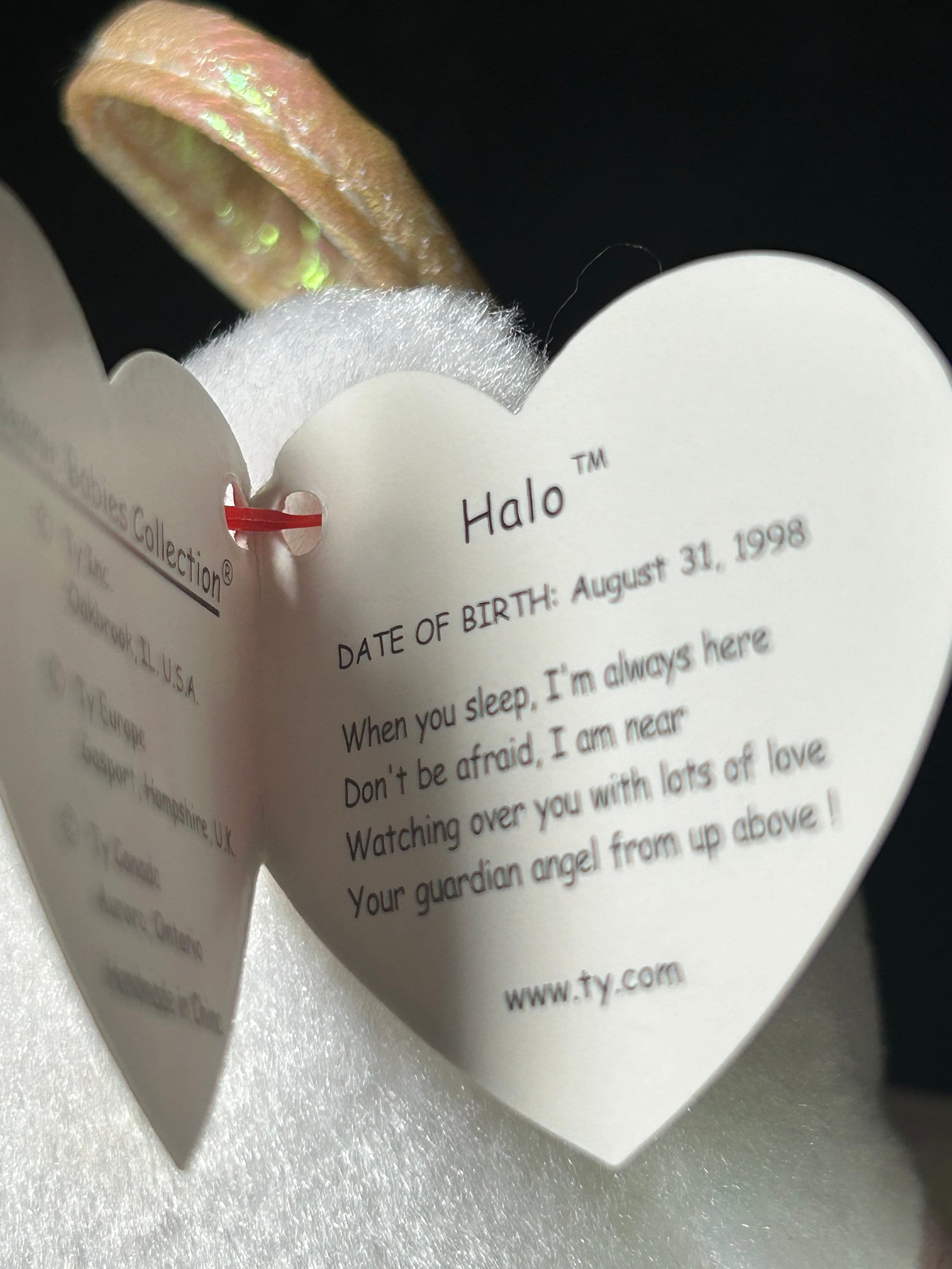 Retired HALO Rare Tags/w Error Beanie Baby 1998 - Etsy