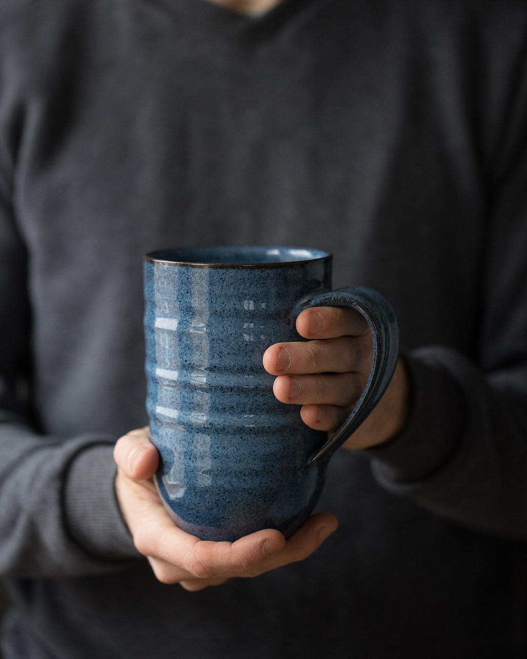Giant Ceramic Mug: Oversized Hot Cocoa Coffee Cup (24oz) // Oversized ...