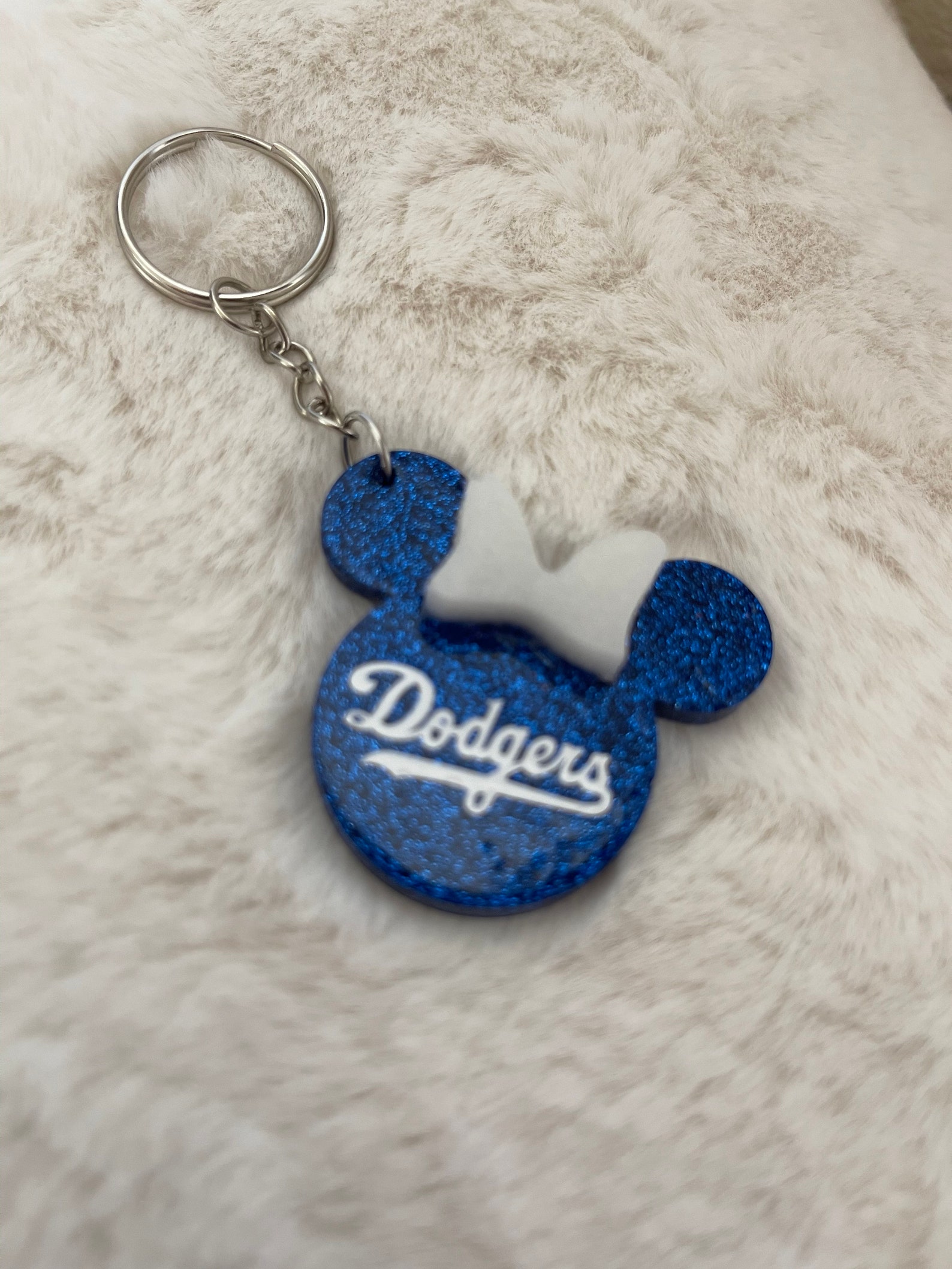 Los Angeles Dodgers Keychain - Etsy
