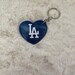 Los Angeles Dodgers Keychain - Etsy