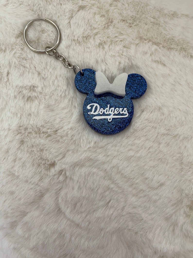 Los Angeles Dodgers Keychain - Etsy