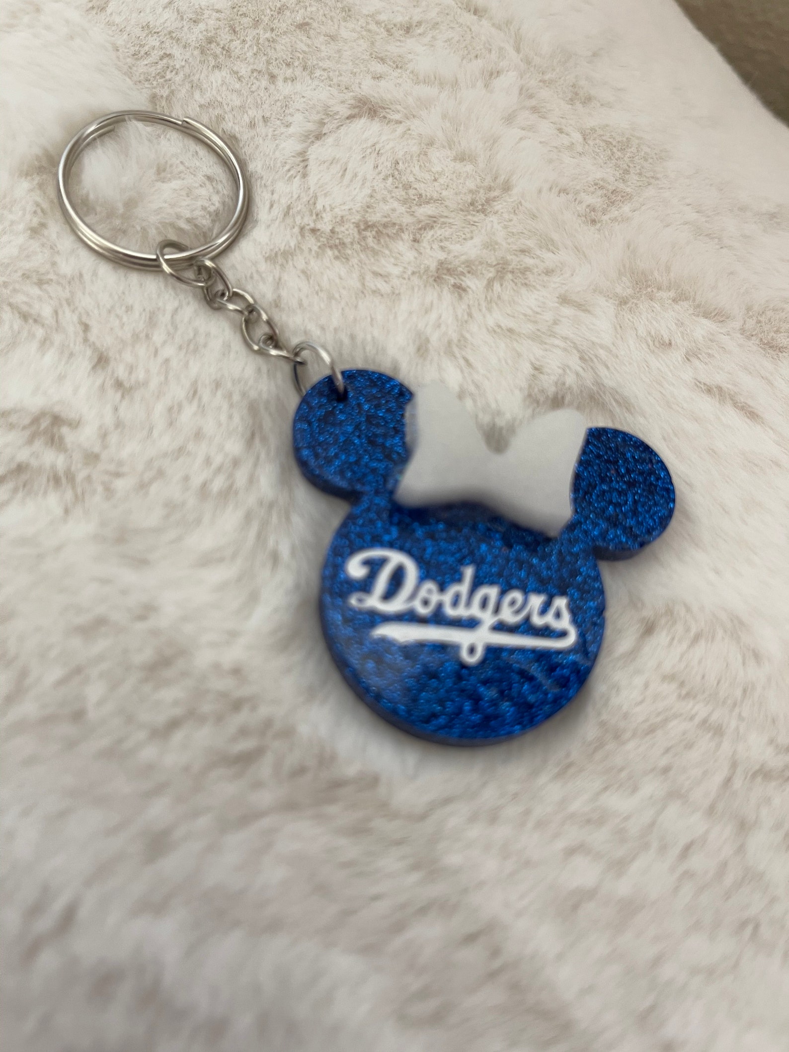 Los Angeles Dodgers Keychain - Etsy