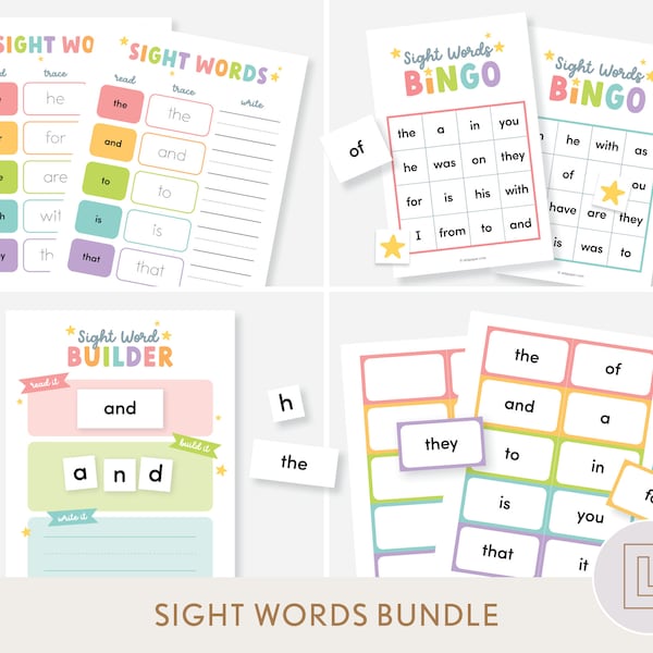 Sight Words - Etsy