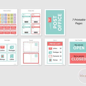 Post Office Play Bundle | Dramatic Play Printable | Preschool Toddler ...