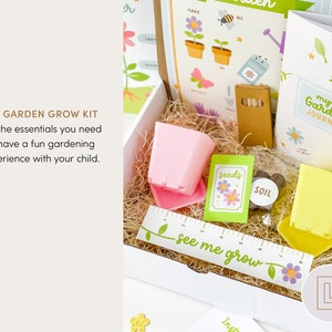 Spring Flower Gardening Activity Kit, Learning Play Set, Easter Gift ...